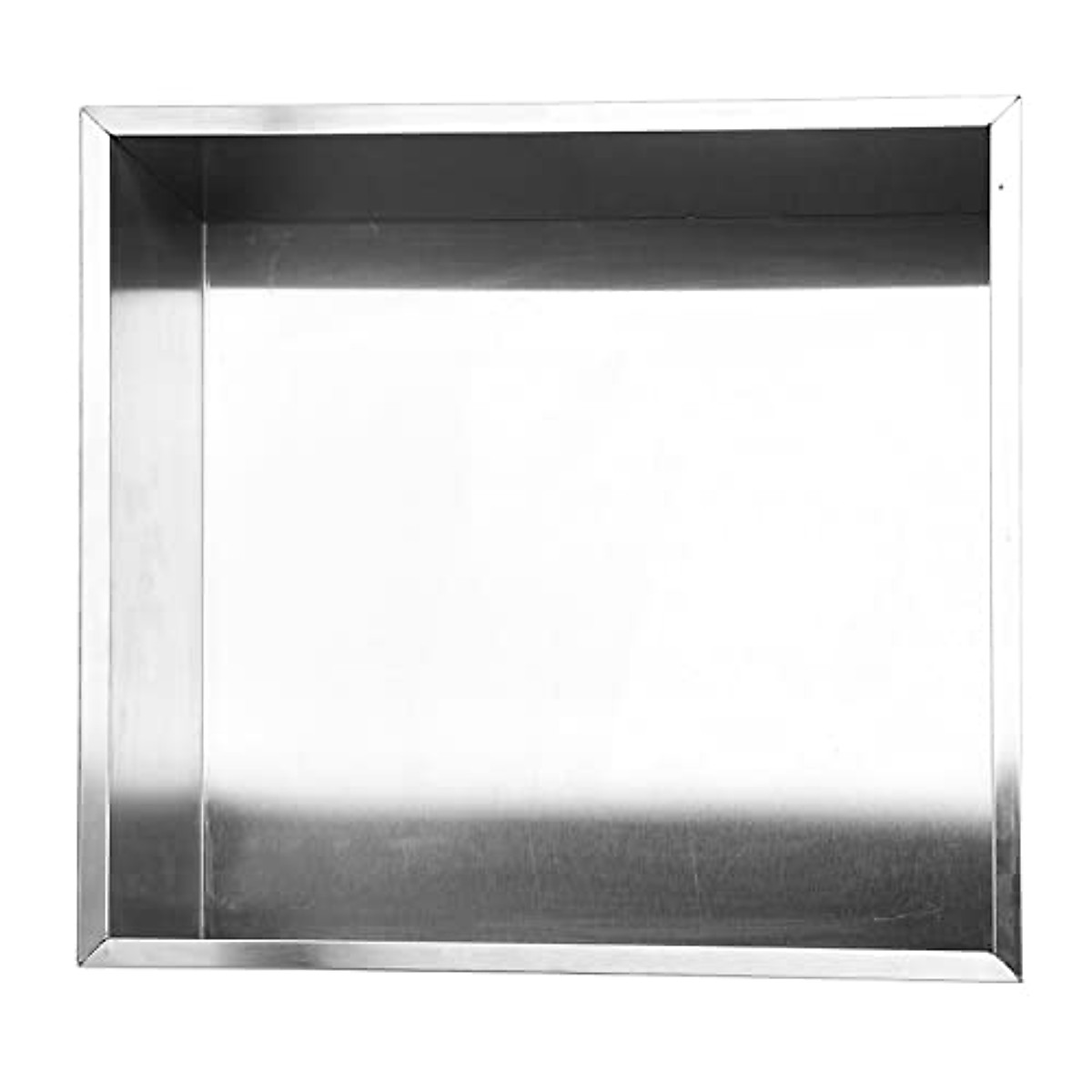 VTOSEN Niche Single Recessed Shower Shelf, 304 Stainless Steel One Inner Shelf, 12-Inch Width x 11-Inch Height x 4-Inch Depth(gun grey)