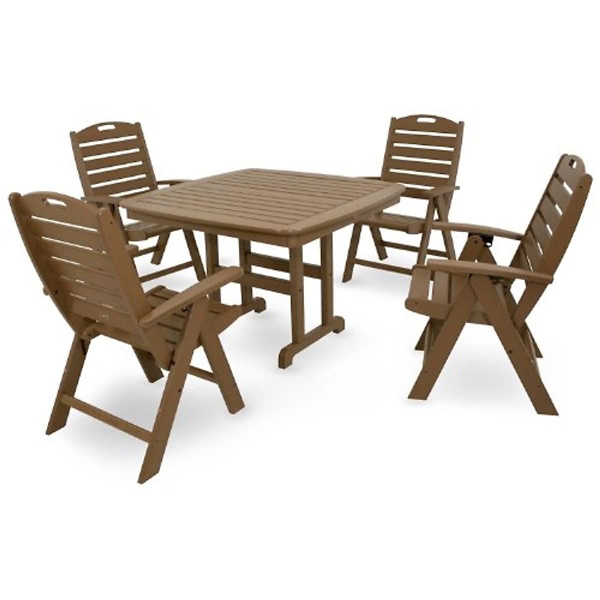 Trex Outdoor Furniture Yacht Club Folding Highback Chair, Tree House