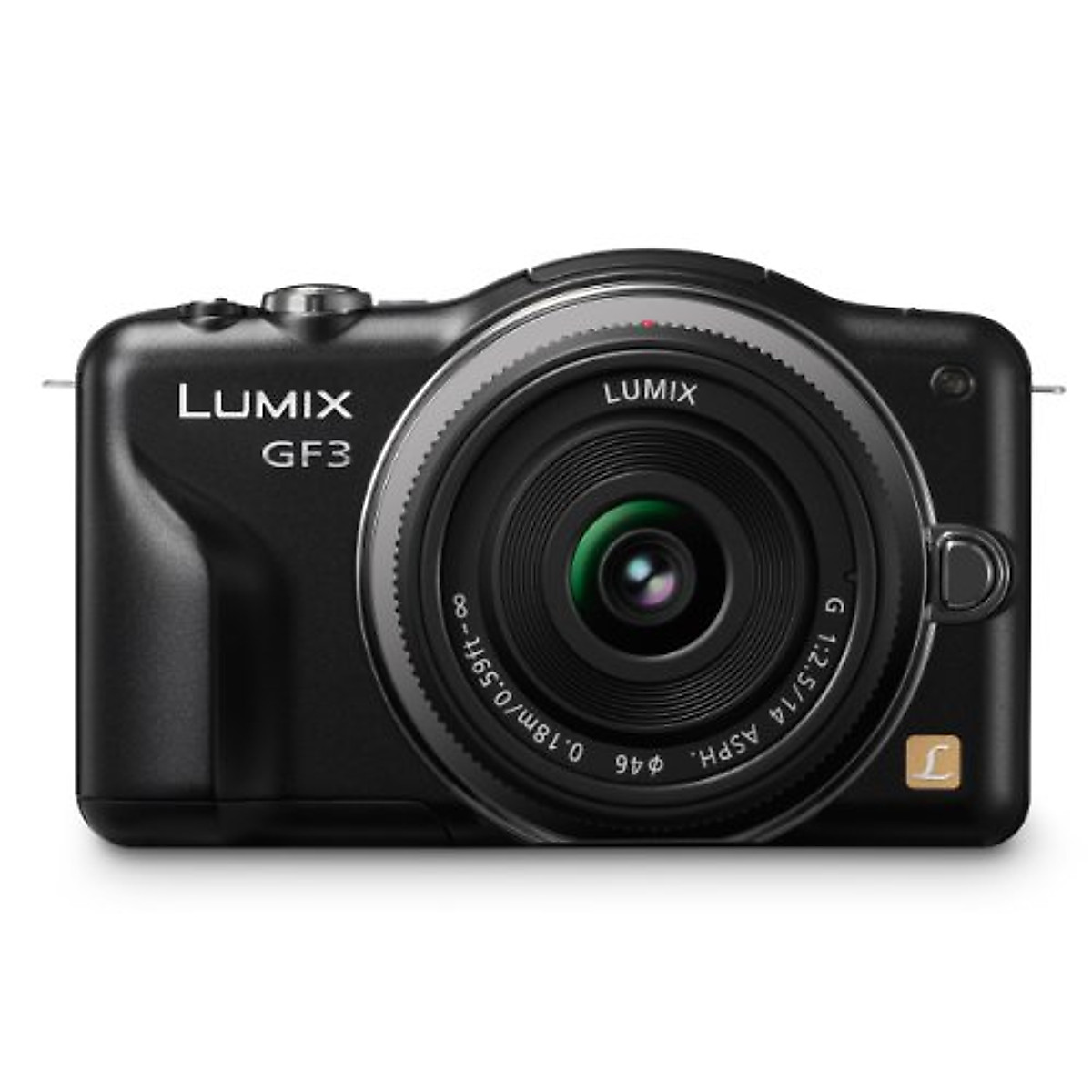 Panasonic Lumix DMC-GF3CK Kit 12.1 MP Digital Camera with 14mm Pancake Lens