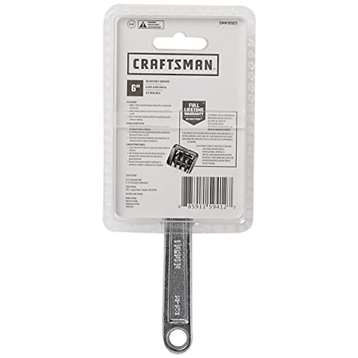 CRAFTSMAN Adjustable Wrench, 6-Inch (CMMT81621)