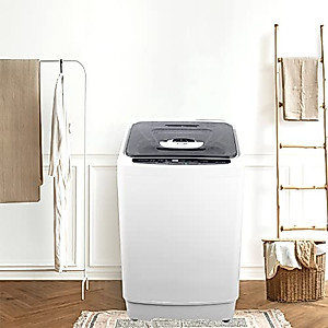 Frestec Portable Washing Machine, 1.38 Cu.Ft. Full-Automatic Small Washer, 2 in 1 Compact Laundry Washer, 8 Wash Cycles 3 Water Level Selections, Perfect for Apartment, Home, Dorm (1.38 Cu.Ft.)