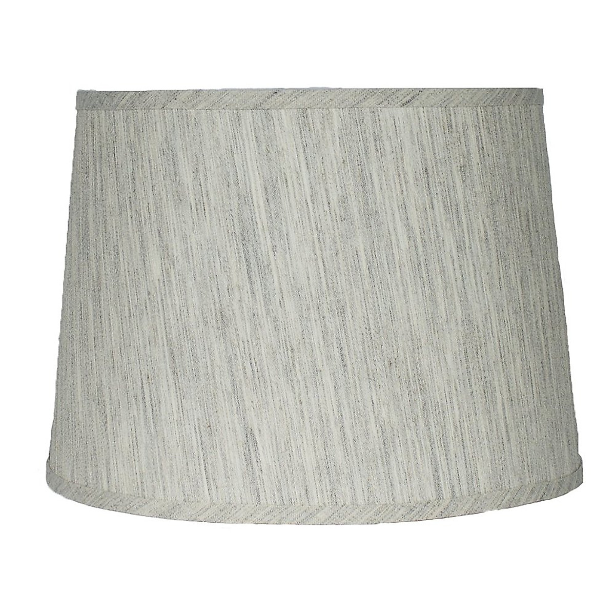 Urbanest French Drum Lampshade Linen, 12-inch (Gray Tone, Set of 1)