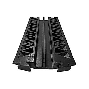 Electriduct Goliath Extra Large Drop Over Cable Protector 2 Channel Cord Cover 2"x2"