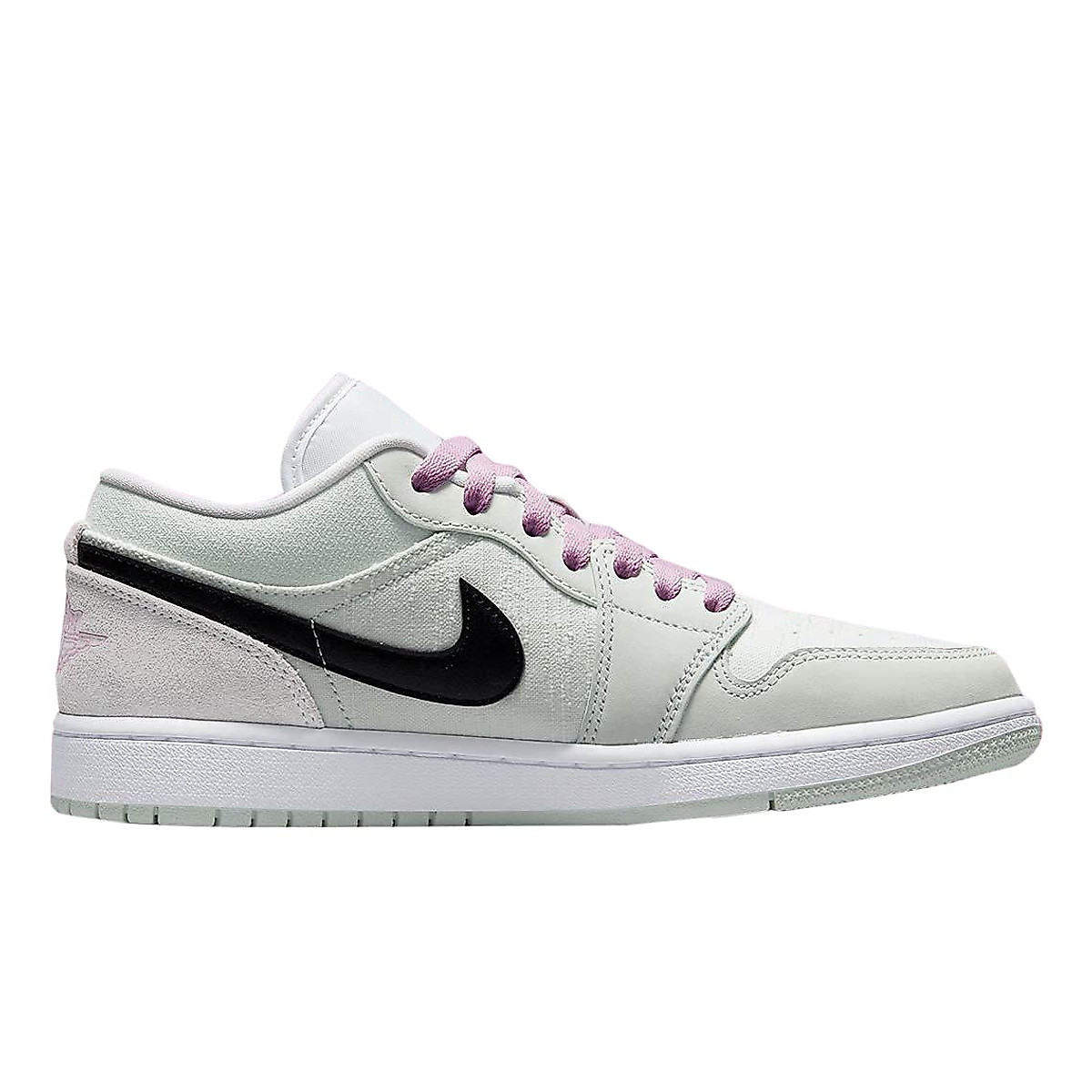 Nike Women's WMNS Air Jordan 1 Low Se Barely Green, Barely Green/Black, 7.5W