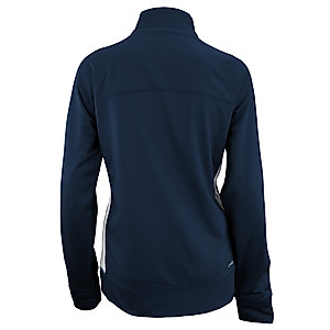 adidas Women's Climalite Utility Jacket,Navy/White Large