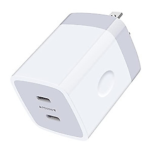 Pixel 7 Charger,40W Fast Charger Plug for Pixel 6 7 Pro 6a 5 5a 5XL,Dual Port USB C Power Adapter Type-C Wall Charger Block for Samsung Galaxy S23 Ultra S22 S21 A54 A14 A13,iPhone 14 13 12 11 Pro Max