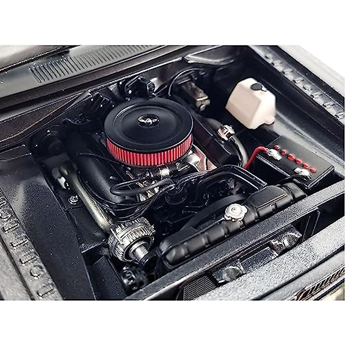 1970 Dart Street Fighter Bullseye Dark Gray Metallic with Black Hood and Tail Stripe Limited Edition to 264 Pieces Worldwide 1/18 Diecast Model Car by Acme A1806408