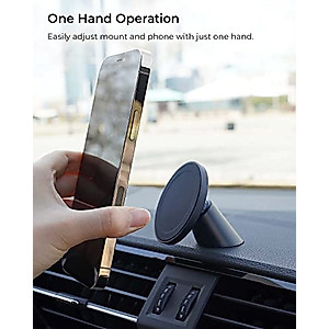 iOttie Velox Magnetic Flush Cell Phone Car Mount. Compatible with MagSafe iPhones Including iPhone 12, iPhone 13, iPhone 14, and iPhone 15 Series devices.