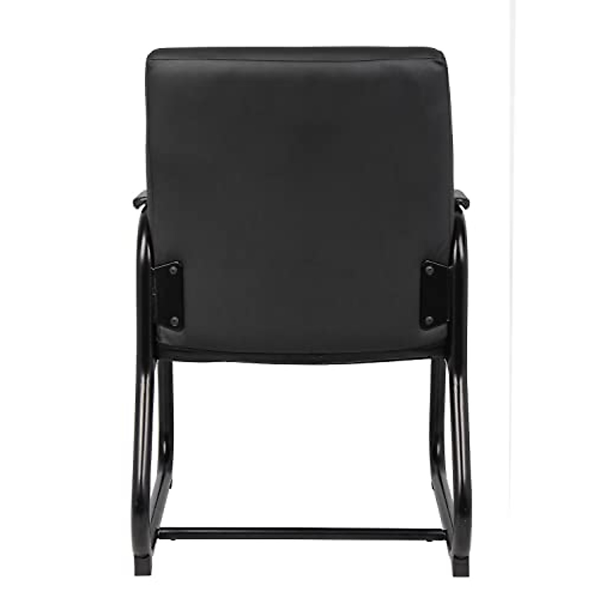 Boss Office Products Heavy Duty Caressoft Guest Chair in Black 350 lbs.