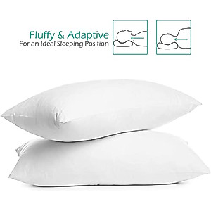 Nestl Toddler Pillow – Pack of 2 Baby Pillows for Sleeping – Organic Cotton Kids Pillow – Soft Cool Travel Kids Pillow – 13 x 18 Inches