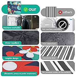 Homde Picnic Blanket 79"x79" Beach Blanket Waterproof Sandproof for Outdoor Beach Camping Hiking Travel Machine Washable Colorful Garden