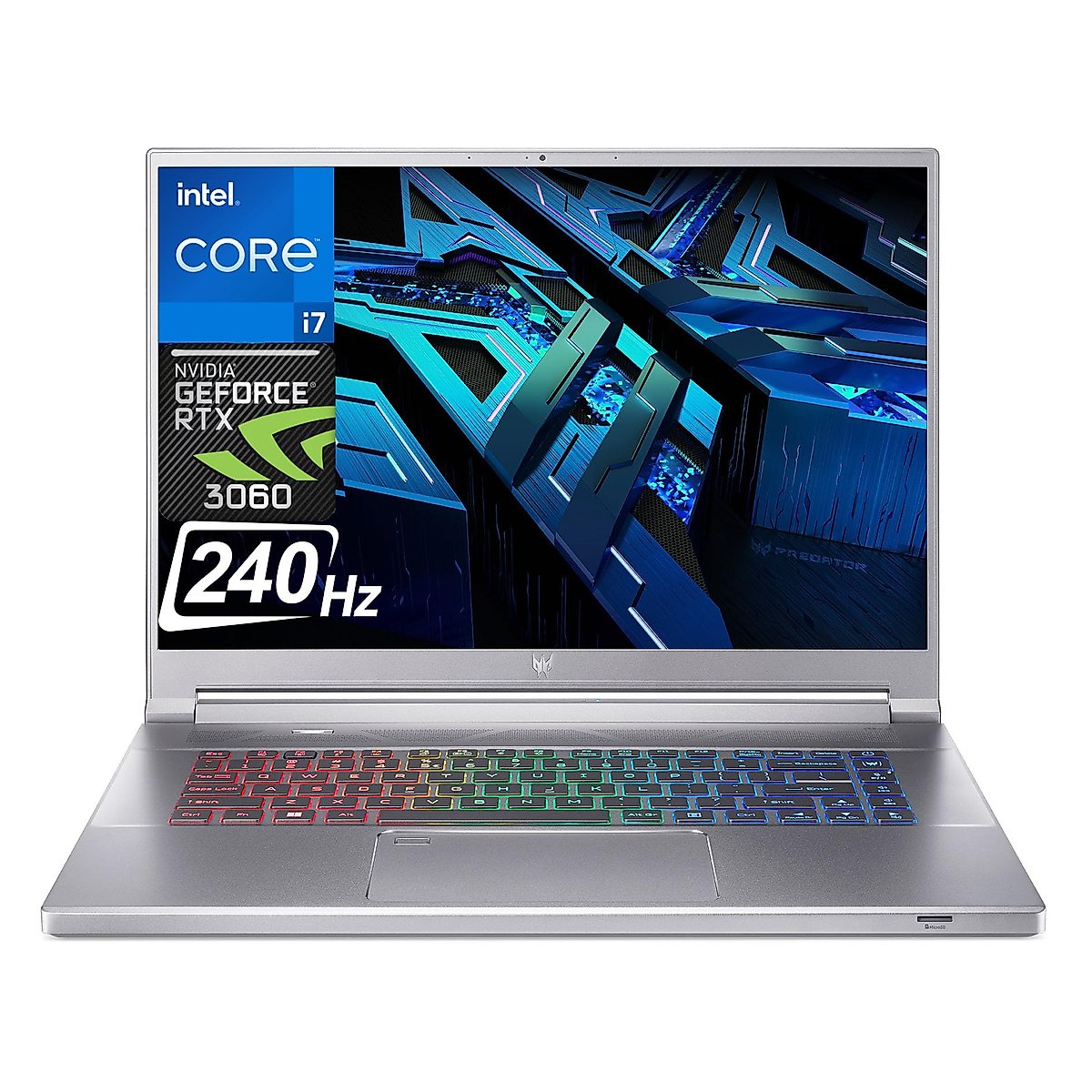 Acer Predator Triton 300 SE Gaming Laptop 2023 Newest, 16" 240Hz IPS Display, Intel Core i7 12700H Processor, NVIDIA GeForce RTX 3060, 64GB RAM, 1TB SSD, Wi-Fi 6E, Backlit Keyboard, Windows 11 Home