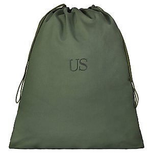 USGI US Military Barracks Cotton Canvas Laundry Bag, Olive Green 3Pack