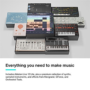 Novation Launchkey 61 [MK3] MIDI Keyboard Controller — Seamless Ableton Live Integration. Chord Mode, Scale Mode, and Arpeggiator. All the software you need for Music Production.