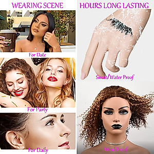 Kisslily 20 Pairs 3D False Eyelashes Pack 4 Styles Mixed Natural Look Wispy Lashes 18MM Long Fluffy Curled Faux Mink Lashes Wholesale(20 Pairs 4 Styles)