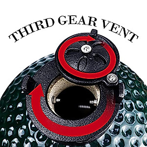 London Sunshine Ceramic Charcoal BBQ Kamado Griller - Portable Tabletop The Cadet Series Smoker