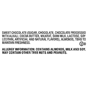 DOVE PROMISES Almond Dark Chocolate Candy 7.61-Ounce Bag (Pack of 8)