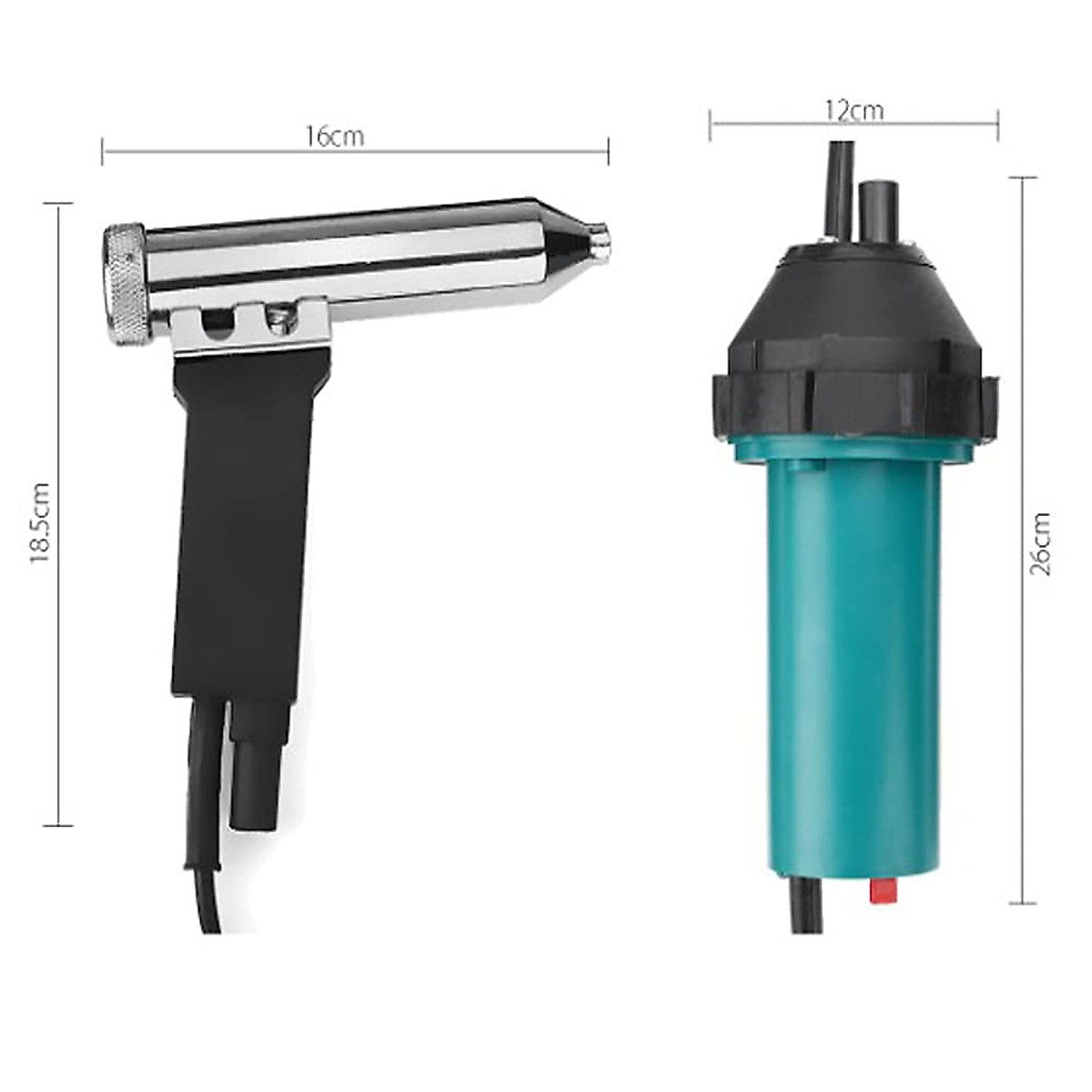 Beyondlife 1080W Plastic Heat Welding Hot Air Torch Welding with Nozzle Hose Kit for Welding Machine, Adjustable Temperature
