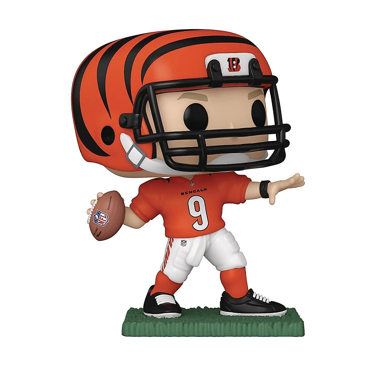Joe Burrow (Cincinnati Bengals) Funko Pop! NFL Series 9 w/Ecotek Protective Case