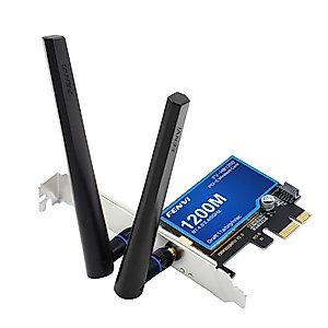 PCI-E WiFi Card BT4.0 for MacOS Windows 7/8/10/11 802.11a/g/n/ac PCI-E PCI Network Adapter mac-Compatible Wi-Fi AirDrop Handoff Instant Hotspot macOS MIMO Mac OS X natively Supported BCM4360 AC1200