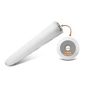 ROLLINGDOG Spiked Roller-Epoxy Floor Spiked Roller for Self Leveling Concrete,Spiked Screeding Compound Roller for Cement Concrete Paint (450mm)