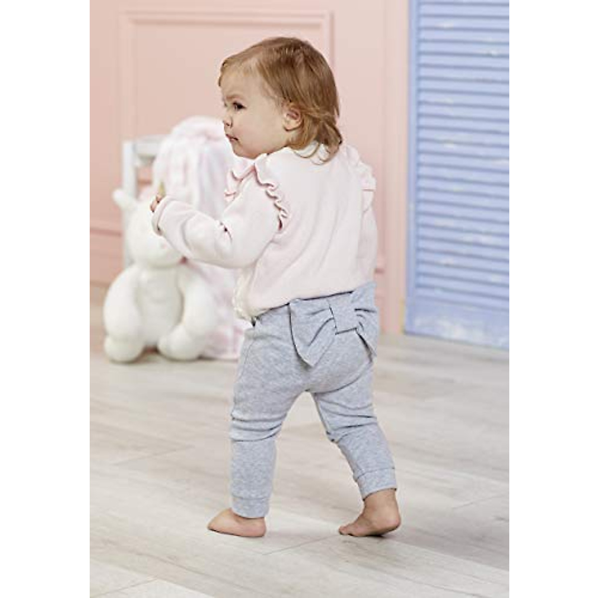 Mud Pie Girls' Kids Baby Magical Unicorn Dreams Cardigan Sweater, Pink, Large (4T-5T)