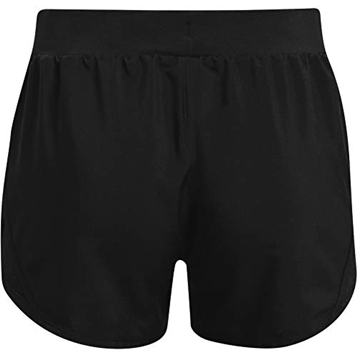 Under Armour Girls' Fly By Shorts , Black (001)/White , X-Large
