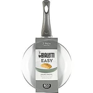 Bialetti 07226 Aeternum Easy Fry Pan, 7.75-inch, Silver