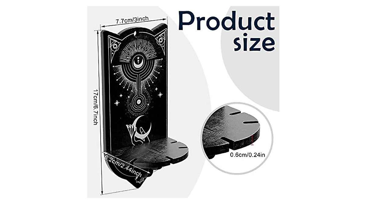 Yulejo Small Crystal Display Shelf - Stylish Pendulum Rack