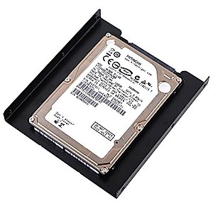 UCEC SSD Mounting Bracket kit 2.5 to 3.5 Hard Drive Adapter (SATA Data Cables and Power Cables Included) (2 x Bracket Conversion Frame)