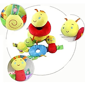 Bed Stroller Toy Rattles Crib Car Seat Spiral Baby Toy for for Newborns Seat Hanging Bell Rattle Toy for Gift