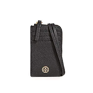 Tory Burch Women's Robinson Lanyard, Black, One Size