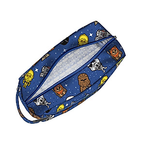 JuJuBe New! Be Dapper - STAR WARS™ Galaxy of Rivals, Train Case Makeup Bag, Cosmetic, Shaving or Toiletry Bag for Men and Women, Zippered Packing Organizer for Travel Diaper Bag Backpack