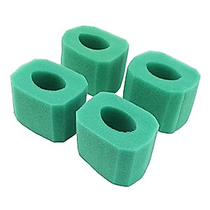 Filter Pump Cartridge Sponge, Reusable 4pcs Filter Foam for Bathrooms for Fish Tanks