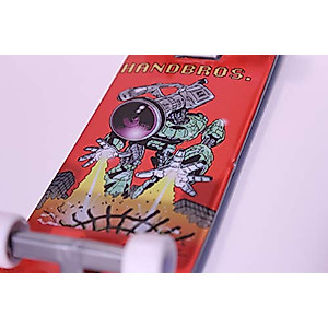 HANDBROS Handboard Skateboard 27cm 10.5 inch Tech Large Finger Board W/Grip 'VXBOT'