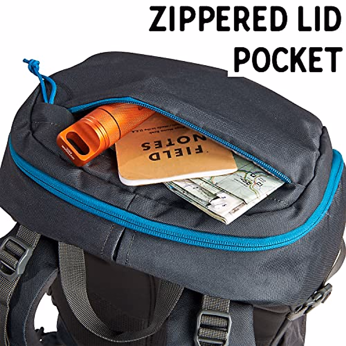 Kelty Asher Day Hiking Pack, 18-85 Liter Capacity, Hiking, Backpacking, Travel Pack, Internal Frame 2023 Model (35L Beluga)