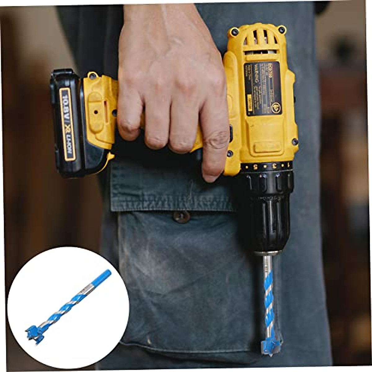 DOITOOL Woodworking Hole Saw Tools Flat Drill Bit for Woodworking Wood Drill Bit Woodworking Hand Tool Woodworker Tool Woodworking Tool Hard Alloy Drill Bit Carbide Heavy Hole Cutter