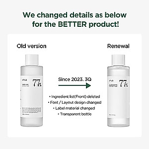 Anua Heartleaf 77% Soothing Toner I pH 5.5 Skin Trouble Care, Calming Skin, Refreshing, Hydrating, Purifying, Cruelty Free, Vegan for Sensitive, Combination (250ml / 8.45 fl.oz.), Korean Skincare