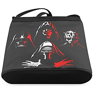 Fashion Casual and Popular Female Sling Bag Crossbody Bag Shoulder Bag with Darth Maul Darth Vader Kylo Ren Sith Star Wars Emperor Palpatine Print