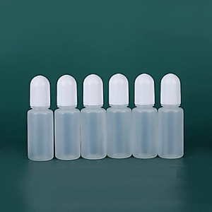 lasenersm 20 Pieces 10ml LDPE Plastic Thin Tip Dropper Bottles Liquid Drop Bottles Small Mouth Dropping Bottles Empty Squeeze Dropper Bottles Translucent Plastic Dropper Bottle with White Cap