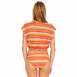 Trina Turk Women's Standard Sunray Crop Top, Multi, X-Small