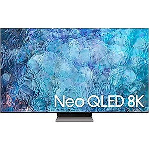 SAMSUNG 65-Inch Class Neo QLED 8K QN900A Series UHD Quantum HDR 64x, Infinity Screen, Anti-Glare, Object Tracking Sound Pro, Smart TV with Alexa Built-in (Renewed) (QN65QN900AFXZA, 2021 Model)