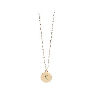 Kate Spade New York K Mini Pendant, Gold