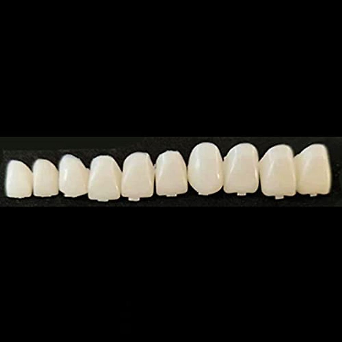 10pcs Dental Oral Fake Teeth Tooth Covers molds with 3Colors Repair Snap on Smile Veneers Dentures Adhesive Beads Cosmetic Kits