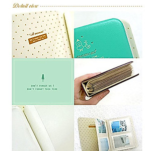 HelloHelio Fujifilm Mini film Photo Album for Mini 11 mini 9 mini 40 7s 8 8+ 70 90 25 26 50s Film (Mulberry)