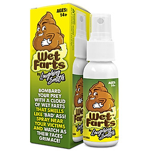Laughing Smith - Wet Farts - Potent Stink Spray - Extra Strong Stink - Hilarious Gag Gifts & Pranks for Adults or Kids - Prank Stink Stuff - Non Toxic - Smells Like Really 'Bad' Gas