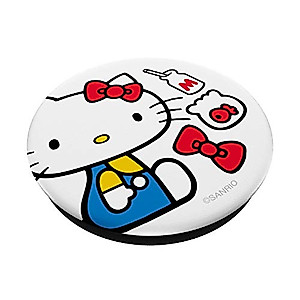 Hello Kitty Retro Favorite Things PopSockets Stand for Smartphones and Tablets PopSockets PopGrip: Swappable Grip for Phones & Tablets