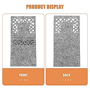 4pcs Christmas Style Desktop Cutlery Bags Decorative Cutlery Holding Pouches Decor for Celebration Party