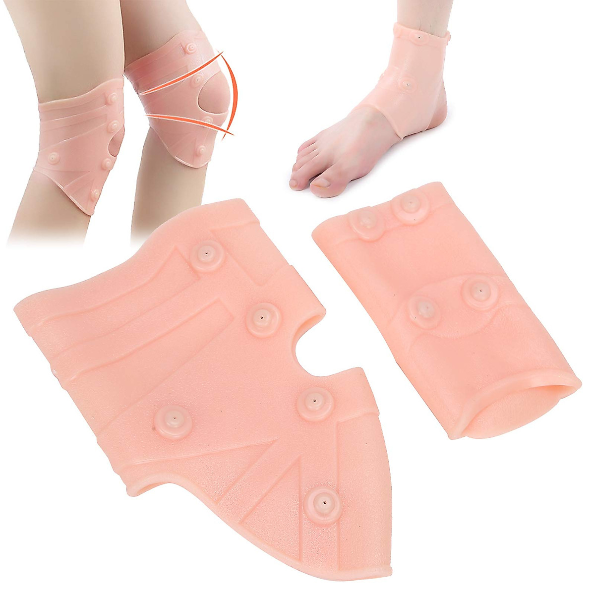 Magnetic Ankle Brace Breathable Strong Ankle Brace for Sprained Ankle Stabilize Ligaments Prevent Re Injury Compression Ankle Brace Men Women with Adjustable Wrap Ankle