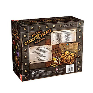 MindWare Dig It Up Discoveries Pirate: Giant Discovery Project for Kids – Dig up 13 Inspiring Charms – Includes a Bonus dig, 2 chisels and 1 Poster Filled with Pirate Facts and lore